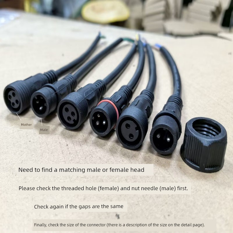 Waterproof Plug Male Female Butt Aviation Industrial Power Quick ...