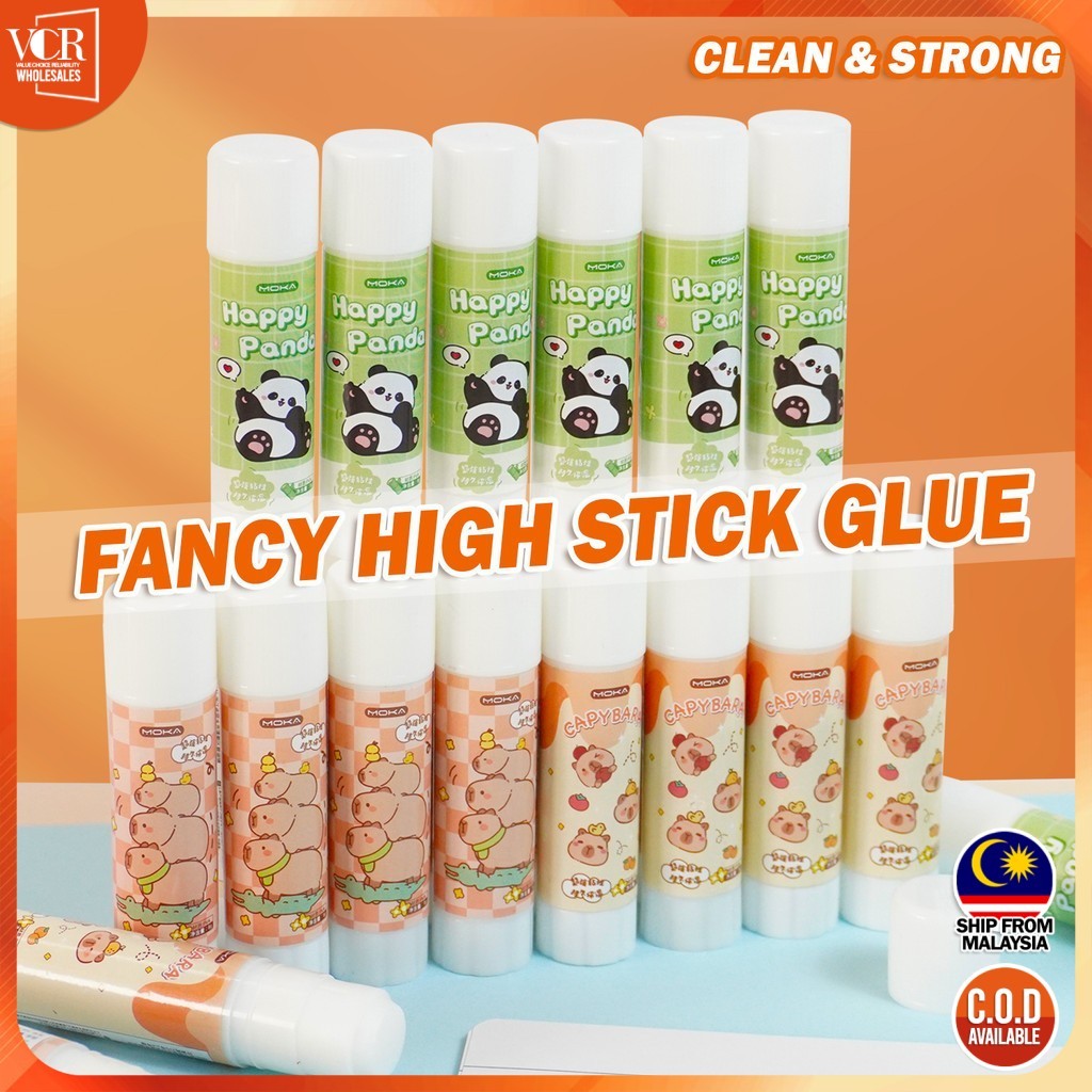 VCR Fancy Glue Stick | High Stick Clean & Strong | Cute Cartoon Design ...