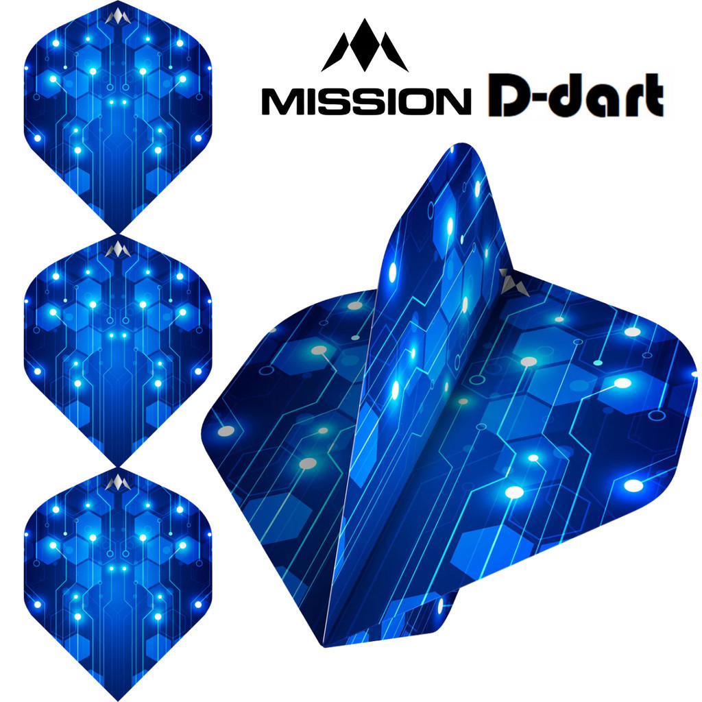 Mission Dart Flights - ION standard (No.2) 100 Micron Darts Flight For ...