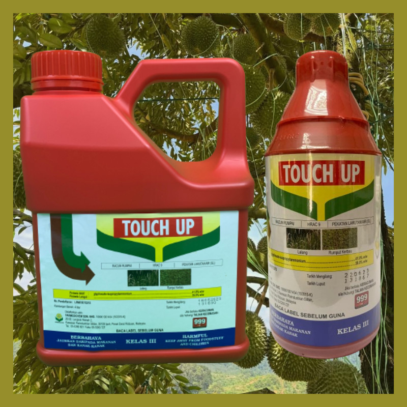 [ORIGINAL] 1L 4L Touch Up 41% (Sama Grade Roundup Ecomax Ken Up Lebih ...