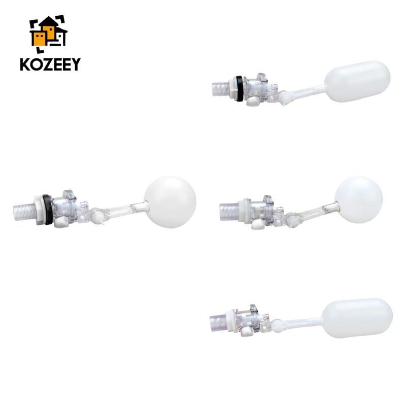 KOZEEY Float Valve Automatic Shut Off Ball Water Tank Valve Adjustable ...