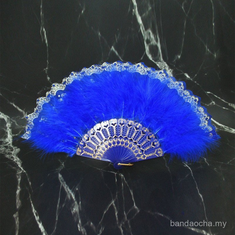 Feather Fan Folding Fan Dance Fan Wingchun Fan Student Belly Dance ...