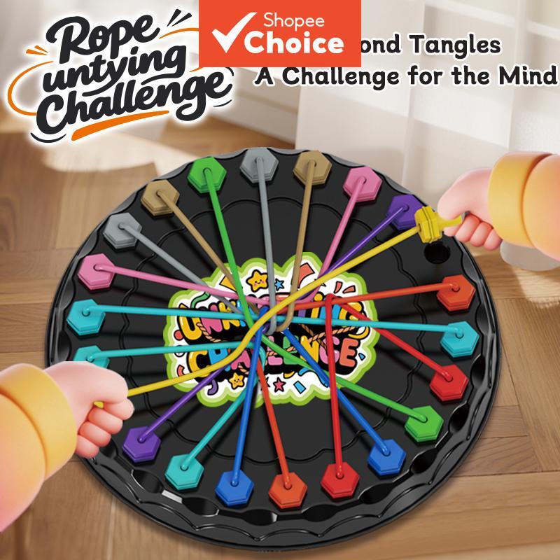 The Rope-Tying Challenge Board Game - Children's Educational Logical ...