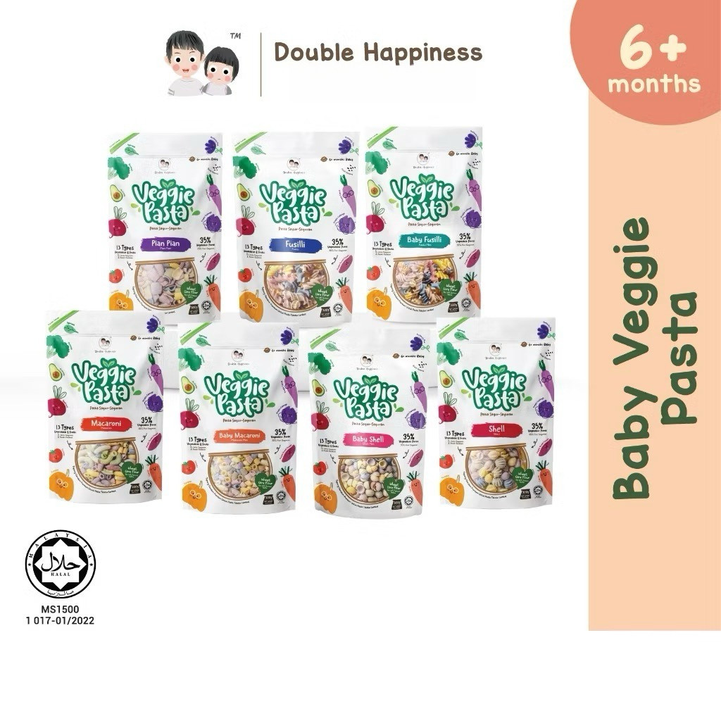 Double happiness veggie pasta/ Pasta /Mee Sayur/baby food / makanan ...