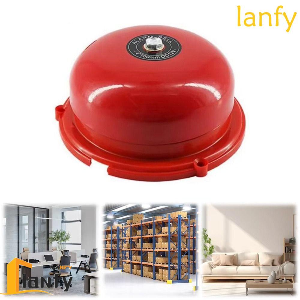 LANFY Internal Strike Alarm Bell, AC 220V Metal Point Fire Alarm ...