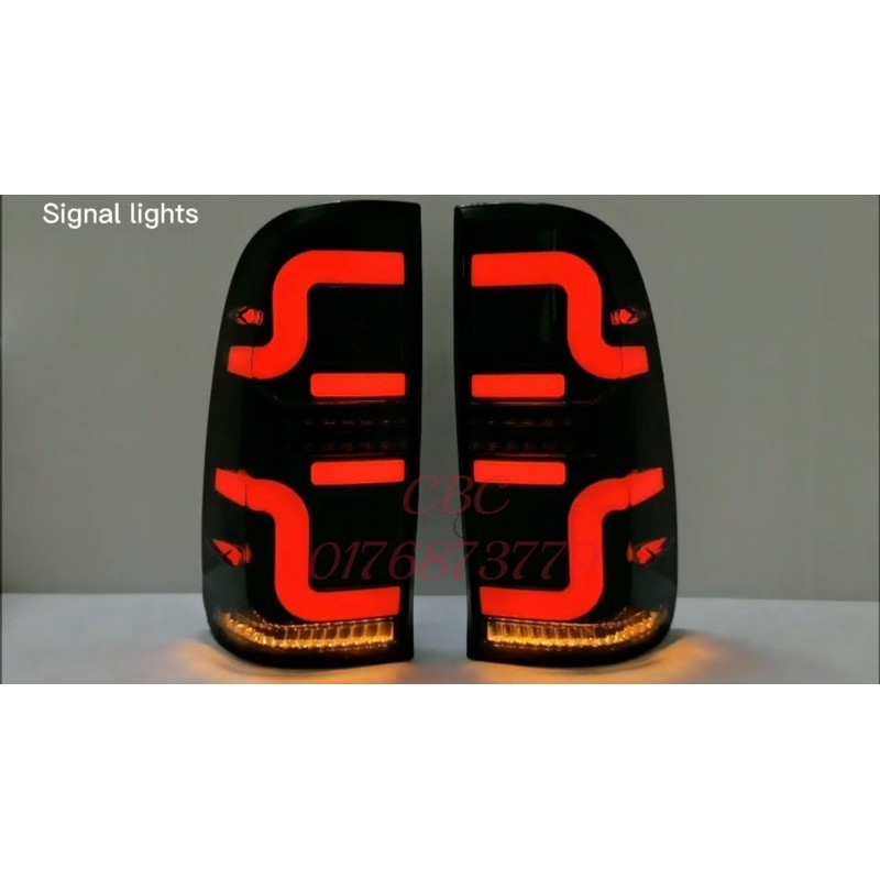 Toyota Hilux Vigo 2005 / Champ 2012 Dynamic Tail Lamp With Signal ...