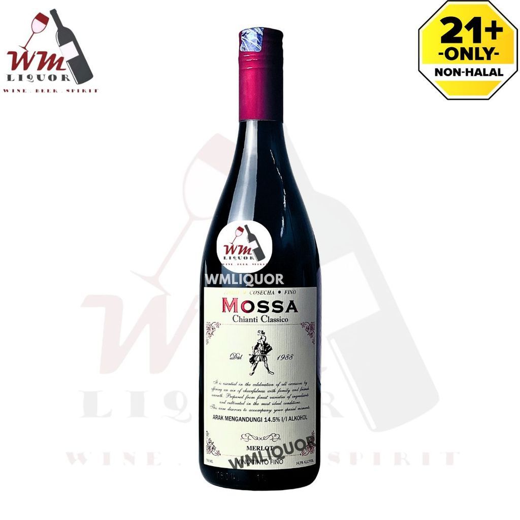 🍷Red Wine红酒🍷MOSSA Chianti Classico Merlot 750ML *RED WINE / SWEET WINE ...