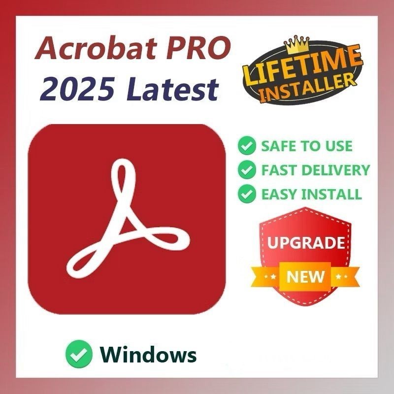 Adobe Acrobat PRO DC 2025 LIFETIME PDF Editor/Converter For WINDOWS ...