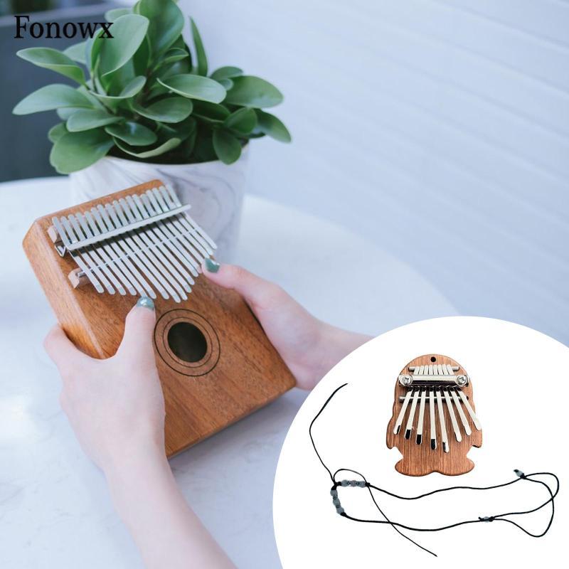 [AbabixaMY] Mini Wooden Calimba Thumb Piano Musical Instrument Compact ...