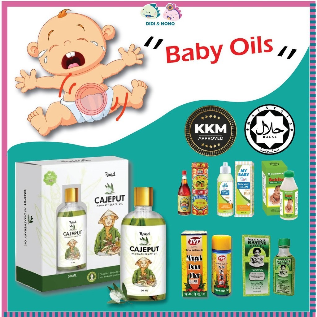 Daily care baby (HALAL) Baby Healthcares Oils Minyak Ubat Baby KKM ...