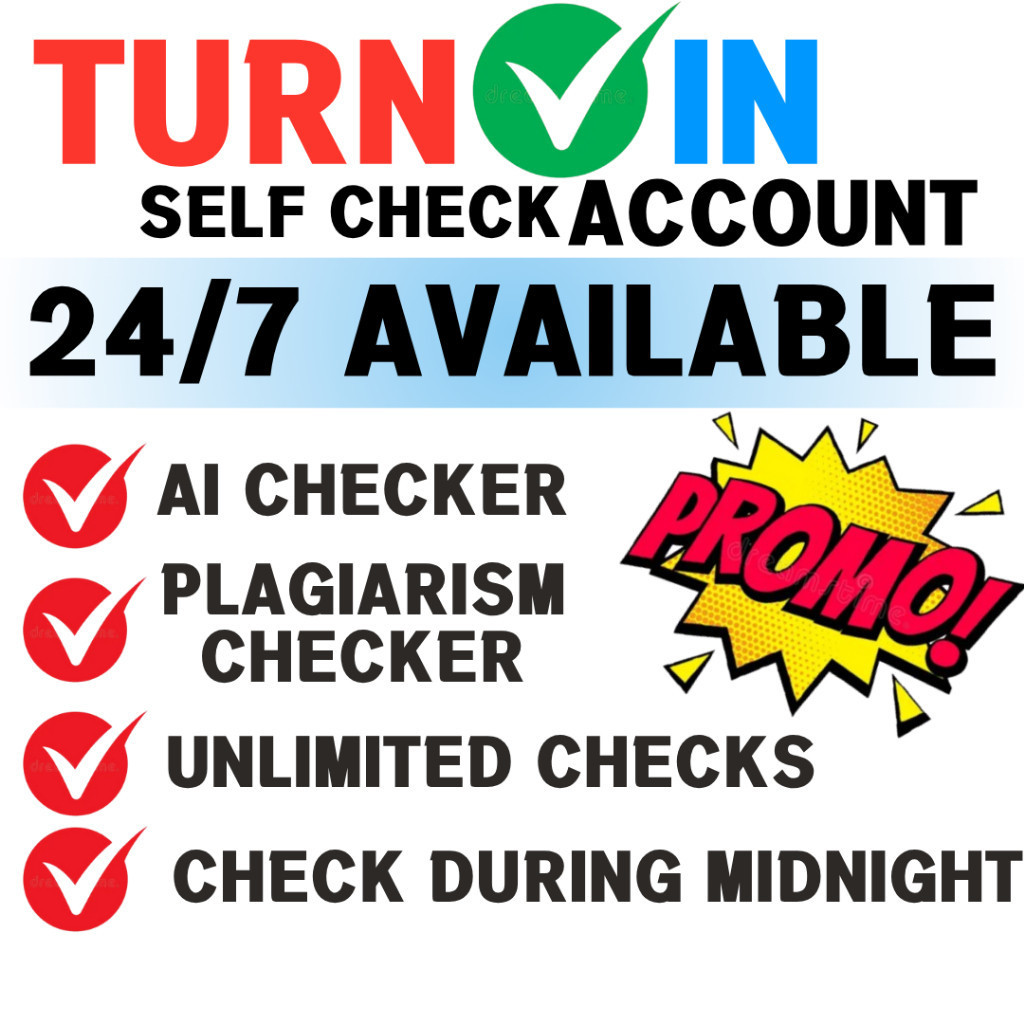 TURNTIN ACCOUNT SELF CHECK Plagiarism & AI Writing Detection Checker ...