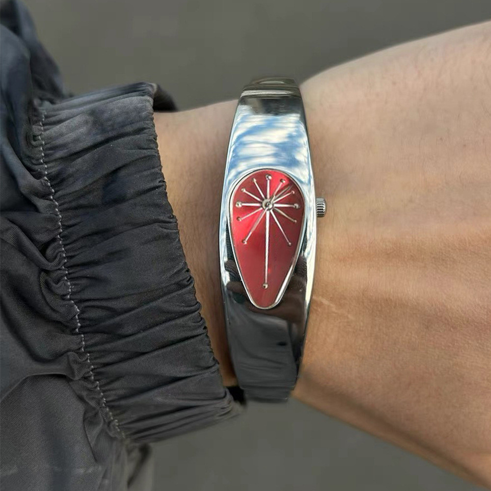 Millennium Style Special-Shaped y2k Water Drop Watch Retro Trend Niche ...