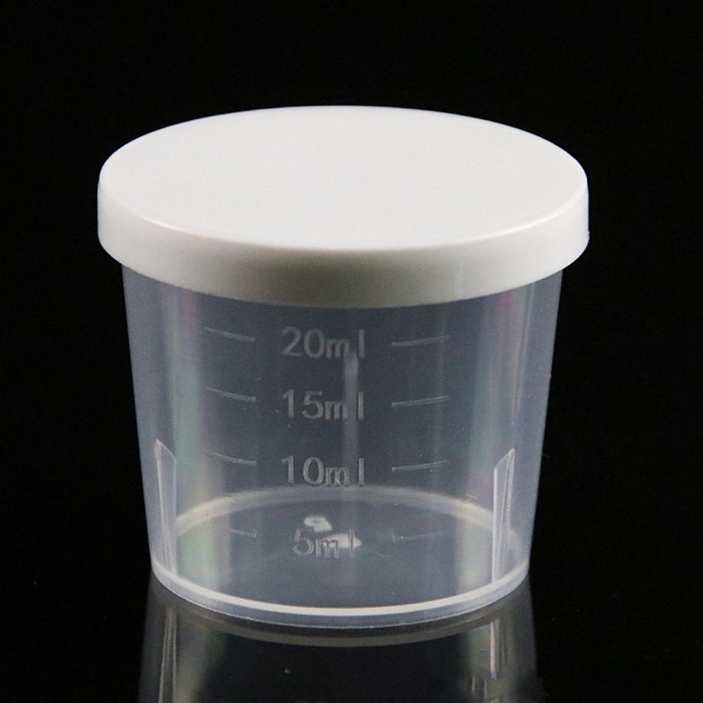 Medicine Medication Plastic Measure Guided Measuring Container Cup 20 ...