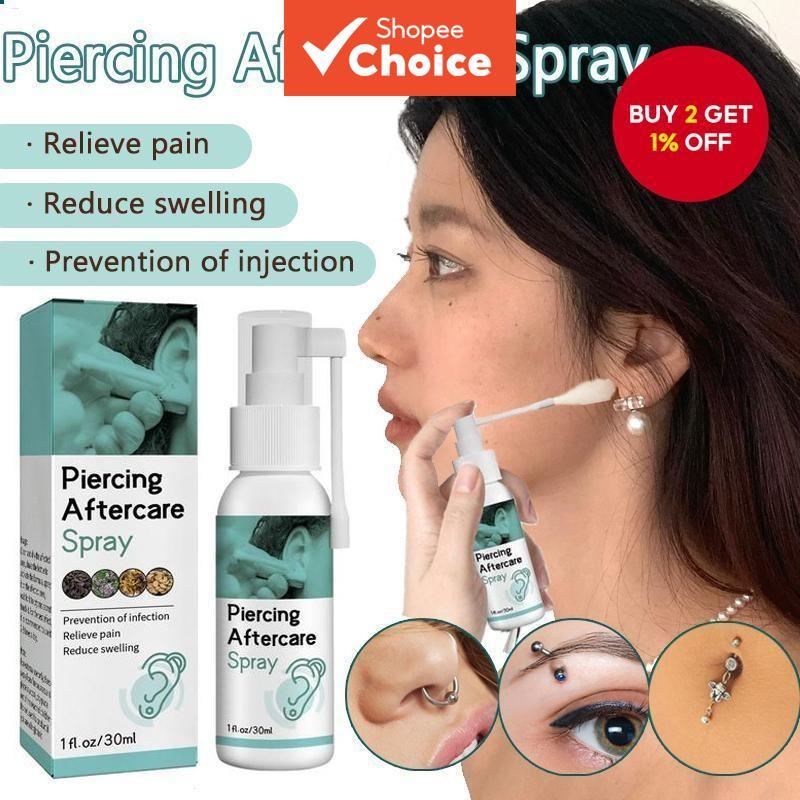 30ml Piercing Aftercare Spray for Ear Holes - Effective Earring ...