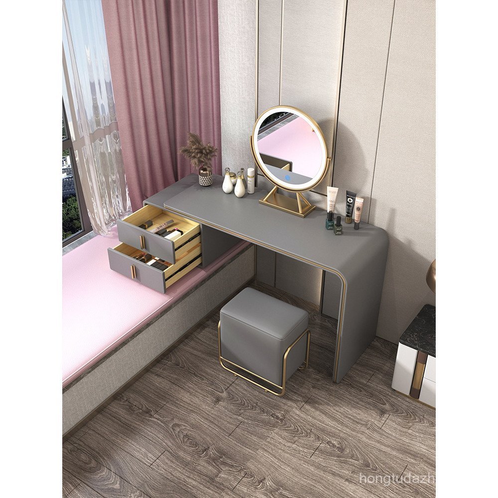 Continuous Bay Window Dressing Table Storage Cabinet One-Piece ...