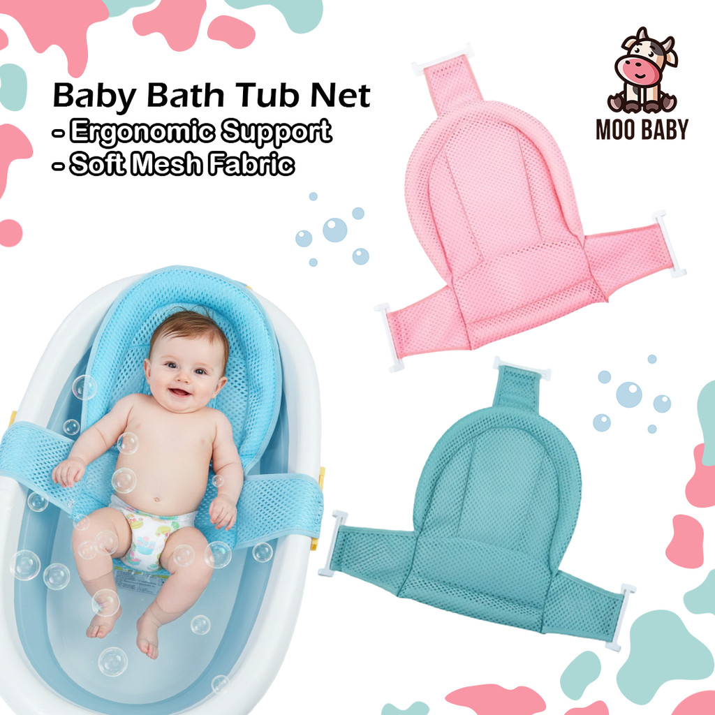 MooBaby Bath Tub Foldable Mandi Baby Tempat Mandi Baby Newborn Besin ...