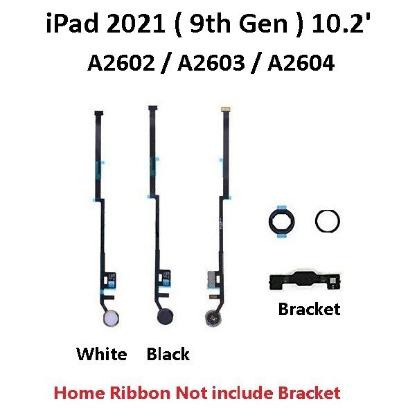 iPad 9 2021/ iPad 10.2 9th Generation A2602 A2603 A2604 Middle Home ...