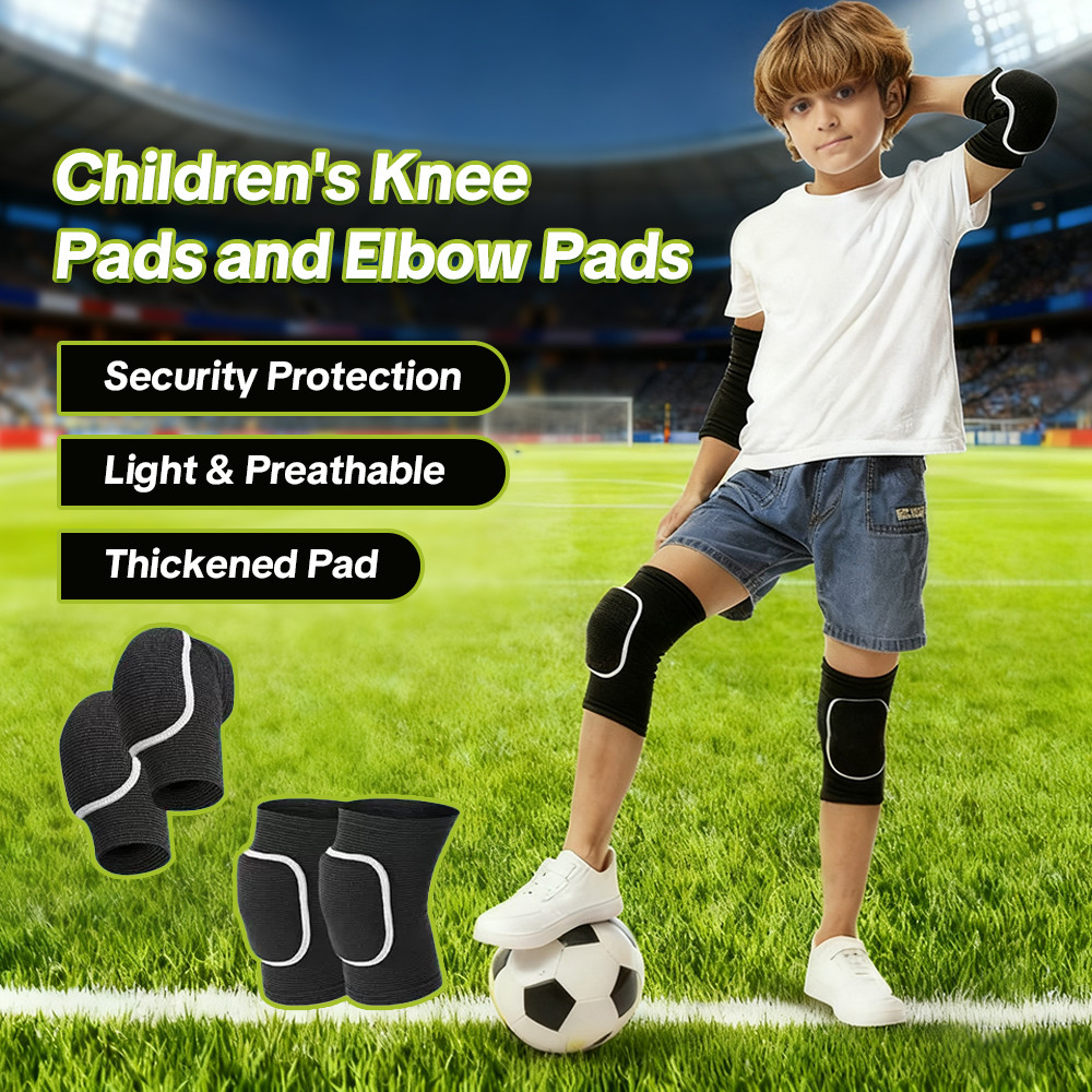 Light & Breathable Kids Elbow Pads Knee Pads with Thick Sponge for ...