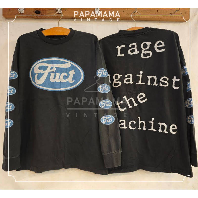 Rage Against the Machine FUCT Bio Washed Long Sleeve vintage shirt Tour ...