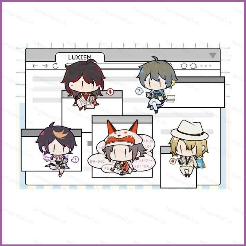 ANYCOLOR Vtuber Luxiem Mini Figures Model Toys Vox Luca Mysta Ike Shu ...