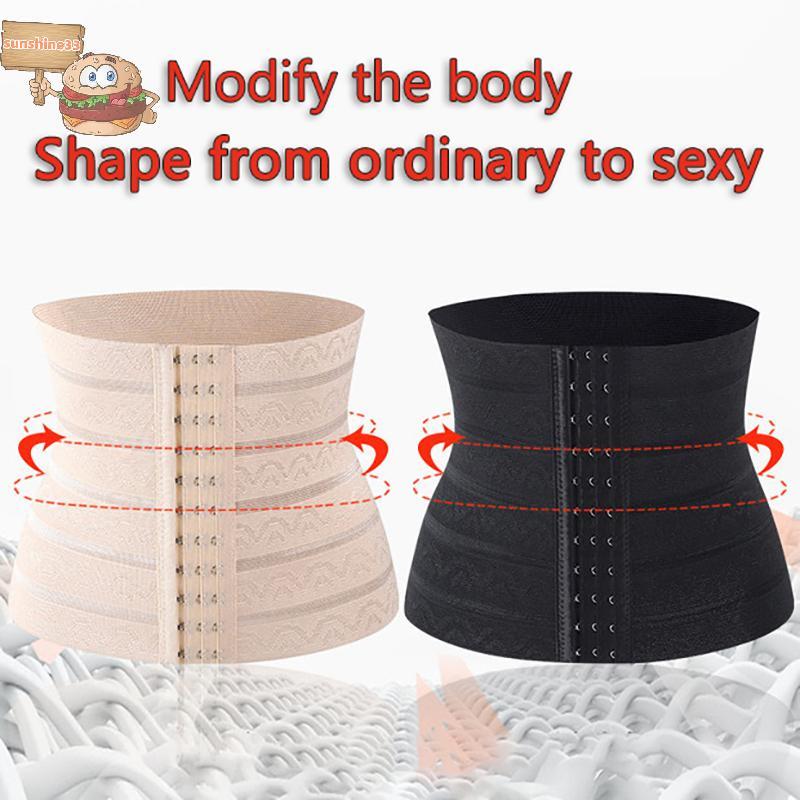 sun Women Fajas Waist Trainer Slimming Sheath Postpartum Support Flat ...