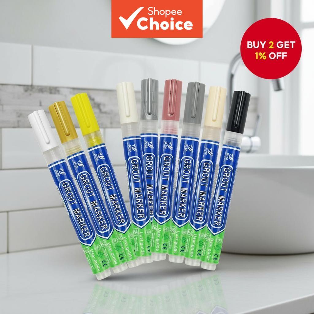Waterproof Grout Stain Pen for Tile Paint Marker on Wall, Floor ...