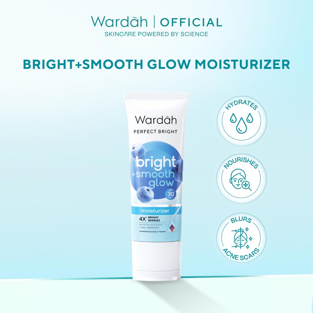 Wardah Perfect Bright Moisturizer Bright + Smooth Glow SPF30 20ml ...