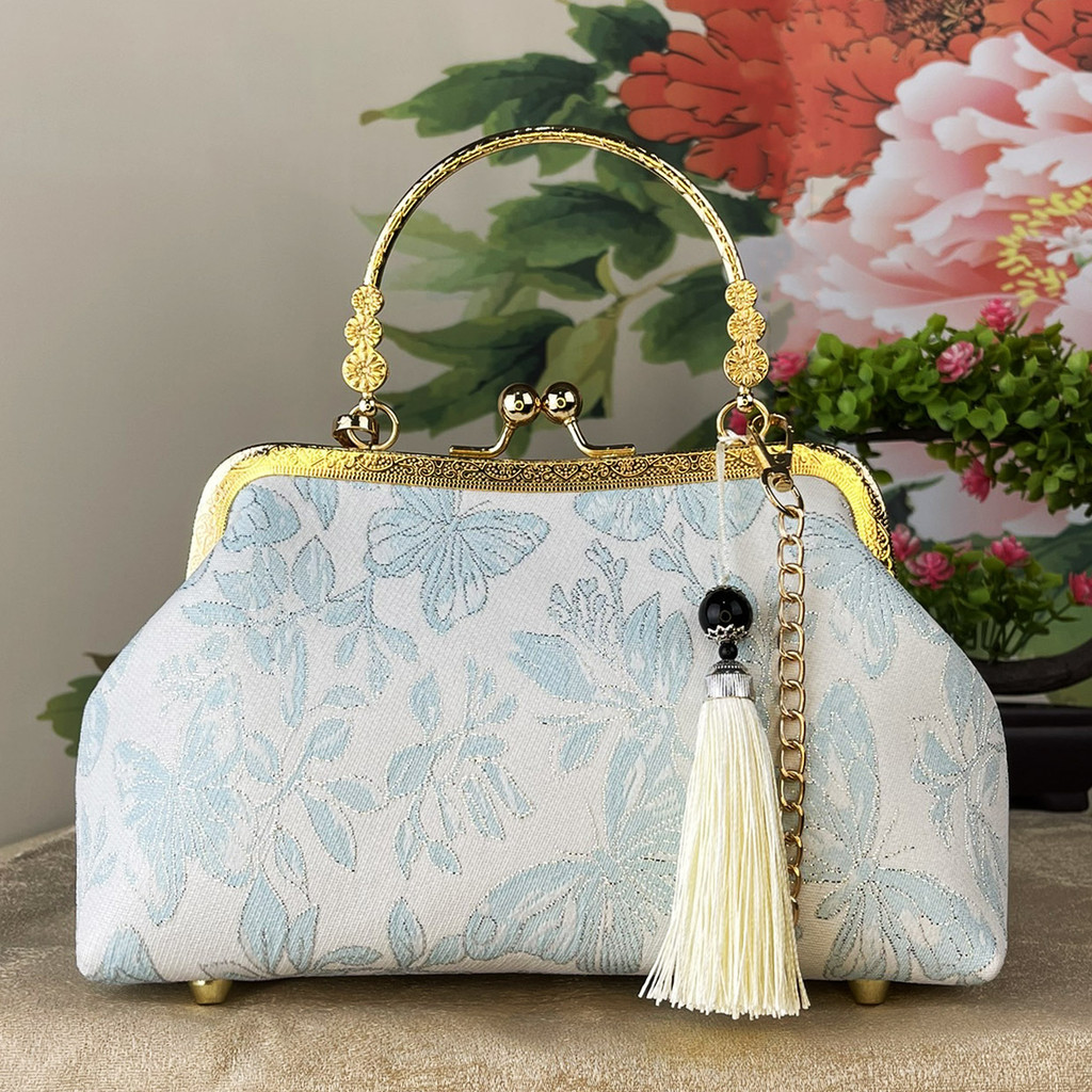[Hefson] Chinese Style Cheongsam Bag Dinner Bag Handbag Cross-body ...