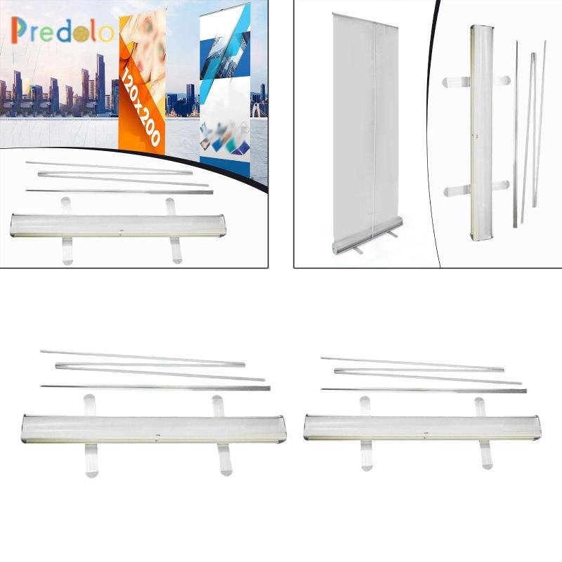 predolo Banner Stand Retractable Banner Stand Wedding Poster Stand Roll ...