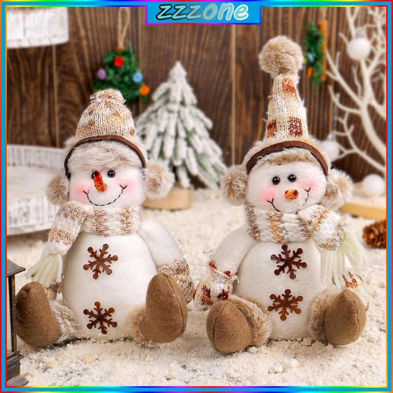 zzz Safe Christmas Snowman Rudolphs Plush Doll Soft Knit Gnomes ...