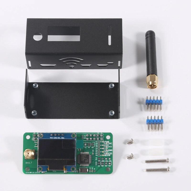 UHF&VHF Antenna + Aluminum Shell MMDVM Hotspot Support P25 DMR YSF for ...