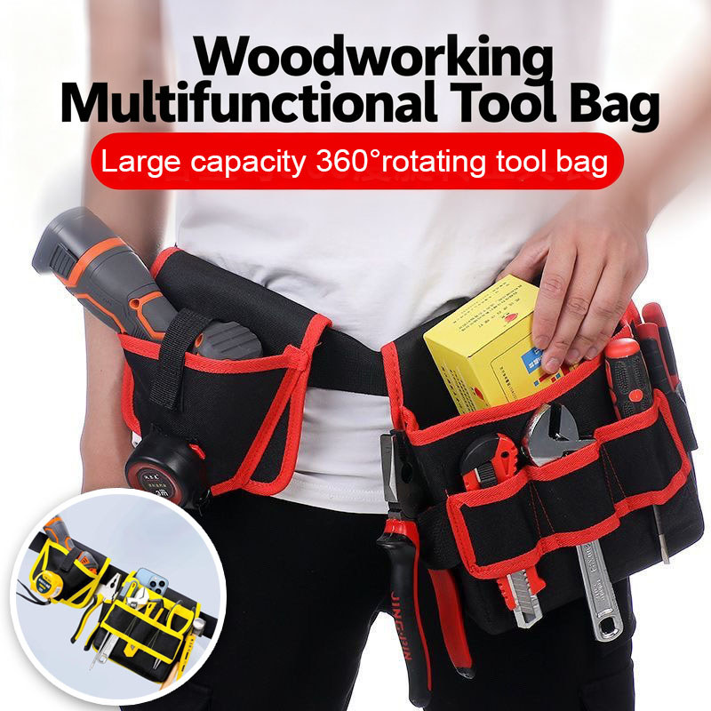 Strong Durable Electric Drill Canvas Bag/Toolkit/Portable/Electrician ...