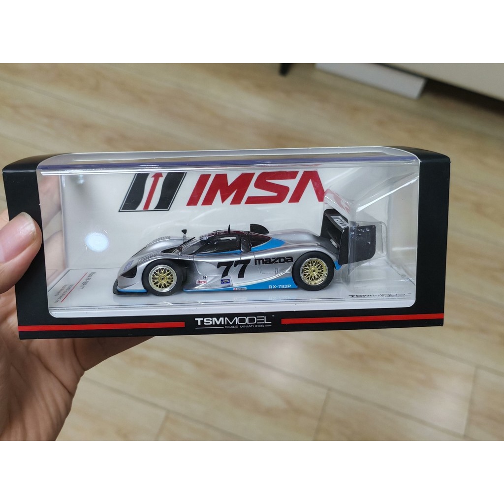 Tsm 1/43 Resin Car Model Mazda Mazda RX-792P No. 77 Car 1992 IMSA road ...