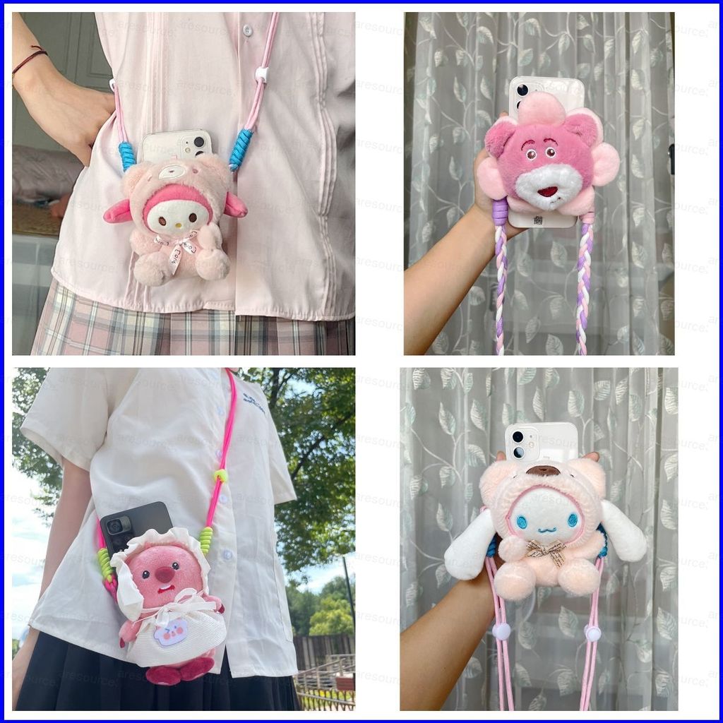 SQ3 Sanrio Cinnamoroll melody Loopy cartoon mobile phone back clip Cute ...