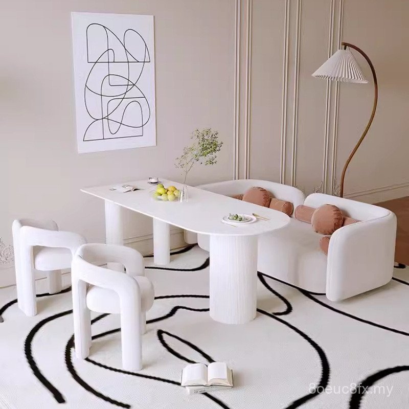 Rundingan Salun Kecantikan Kawasan Rehat Sofa Meja Perbualan dan Set ...