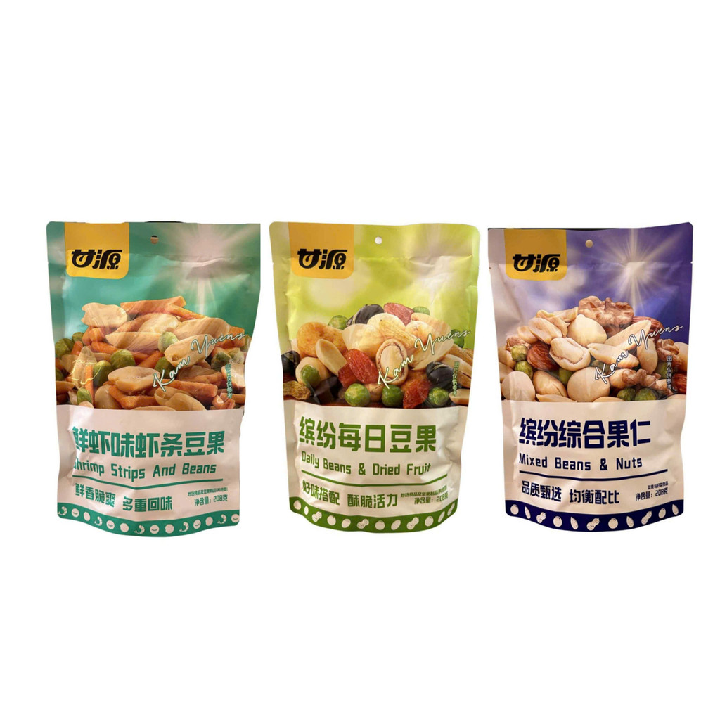 Kam Yuen Nutritious Snack Nuts Mixed with Dried Fruit 208g | Shopee ...