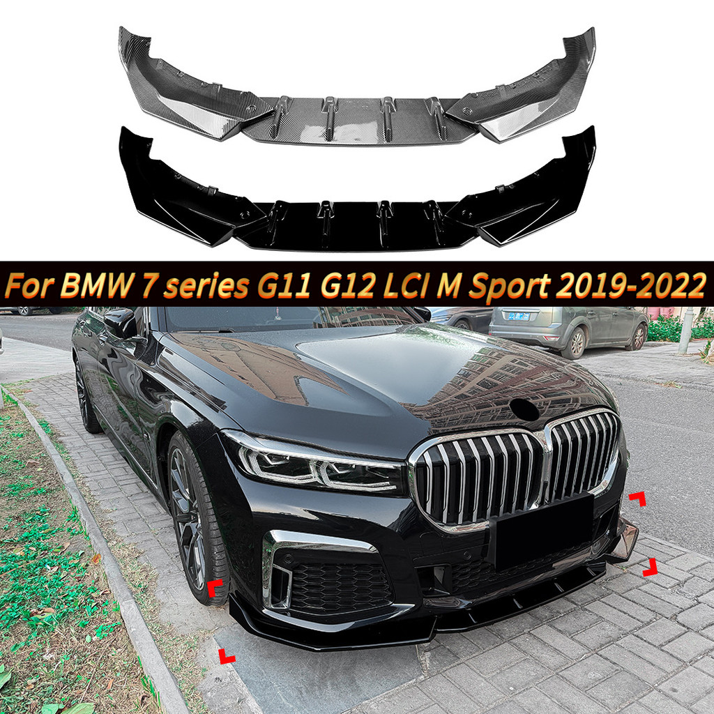 Front Lip Spoiler for BMW 7 Series G11 G12 LCI M Sport 2019-2022 ...