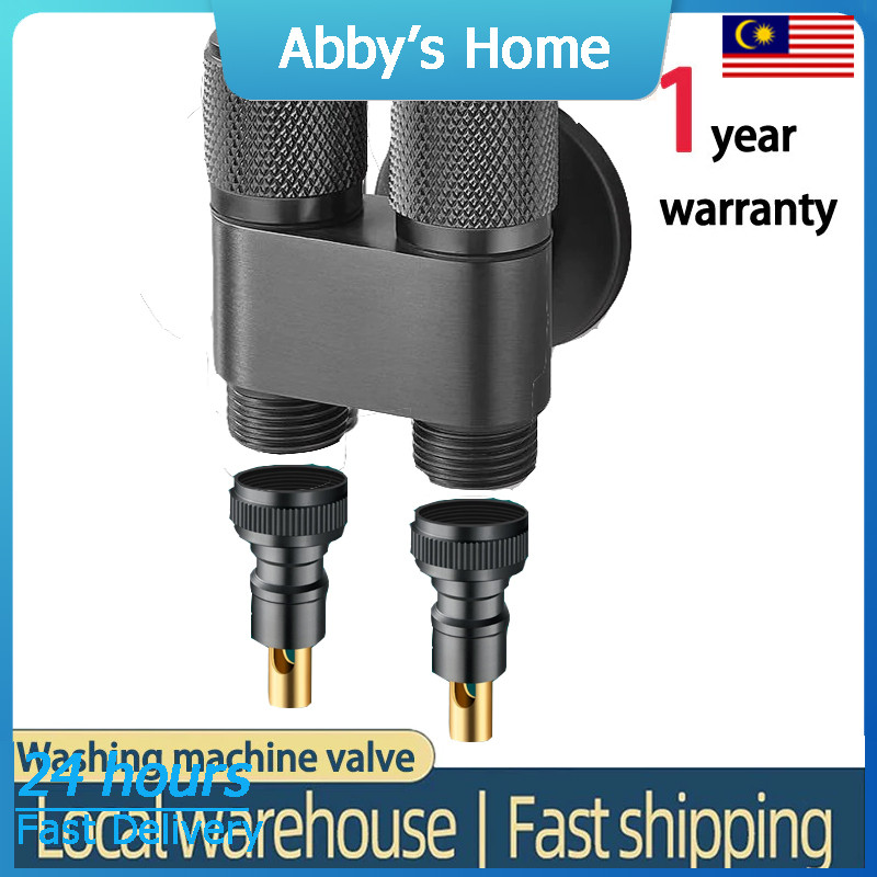Dual Control Two Way Stop Angle Valve Brass Material Bathroom Toilet ...