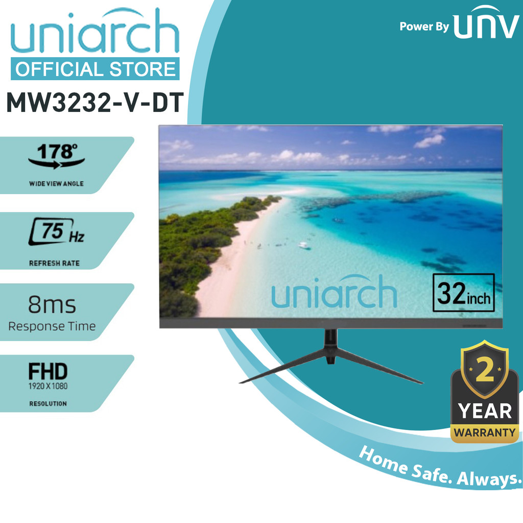 Uniarch MW3232-V-DT LED Monitor 75Hz Refresh Rate Full HD For Uniarch ...
