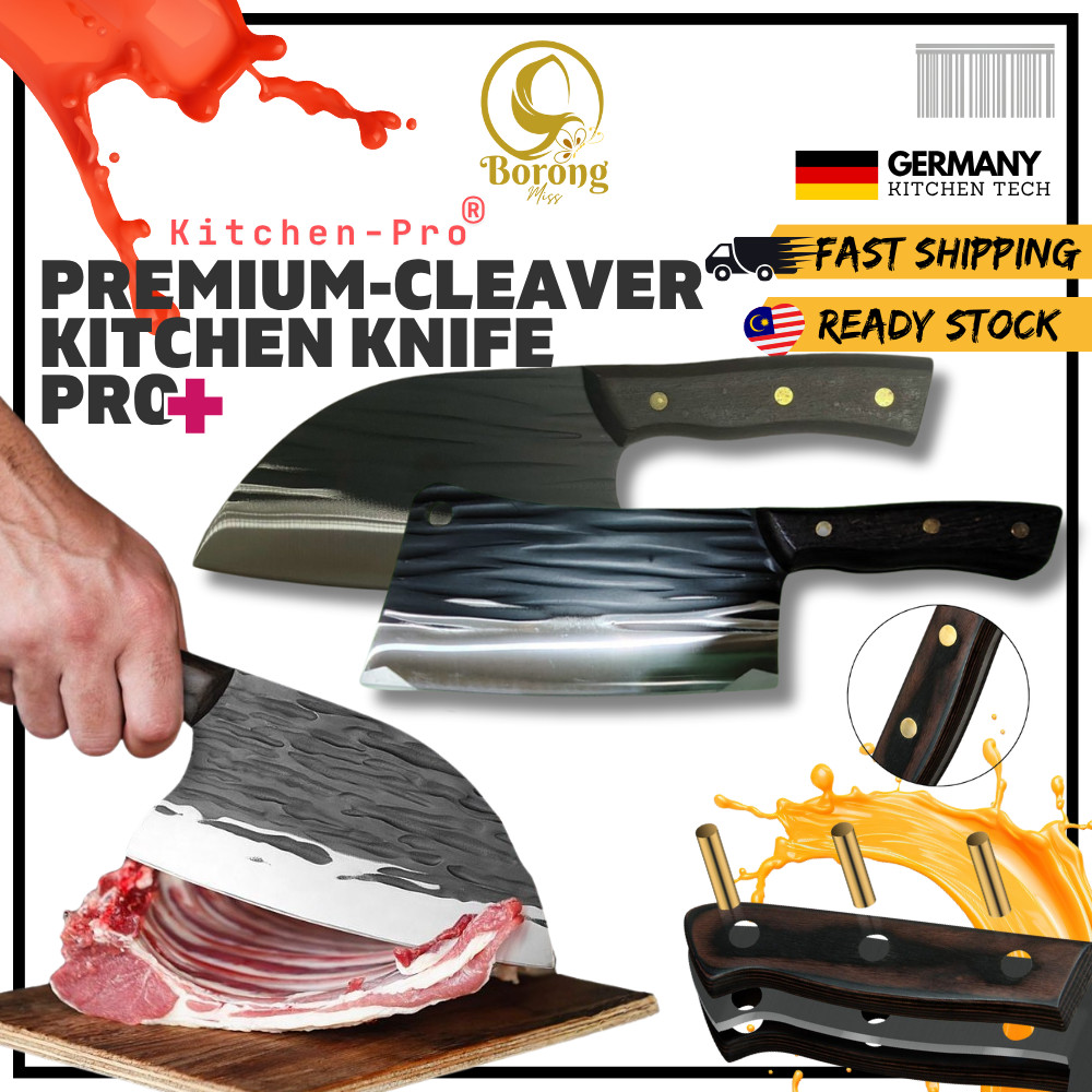 ⭐😍NEW! 😍 33CM CHOPPING CLEAVER Pisau Viral/ Knife set🔥MALAYSIA STOCK 🔥 ...