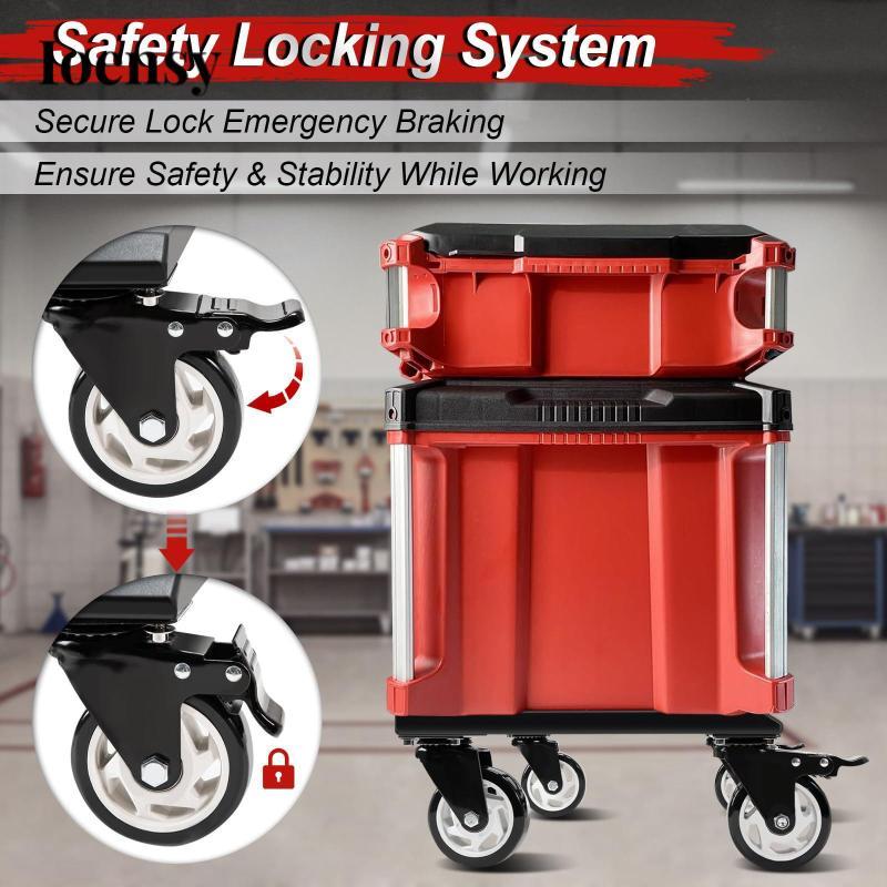 [Ioensy] Furniture Trolley with 4 Wheels, Tool Box Trolley, Sliding ...