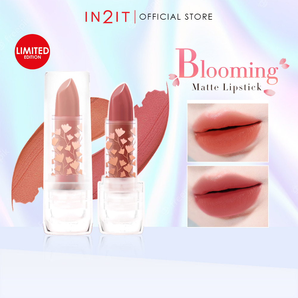 [Limited Edition] IN2IT Blooming Matte Lipstick (BML) | Shopee Malaysia