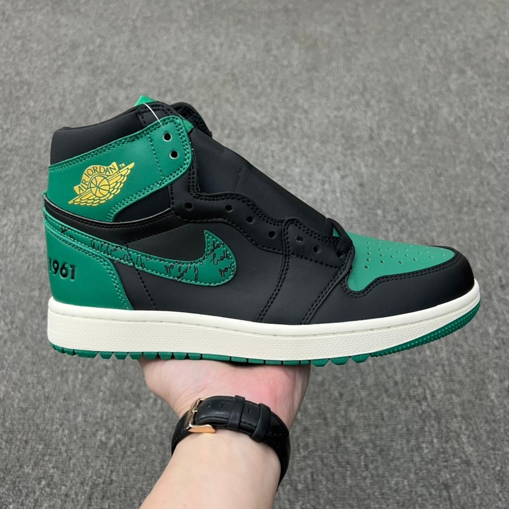 Eastside Golf x Air Jordan 1 High Golf High Top Hijau Hitam Golf AJ1 ...