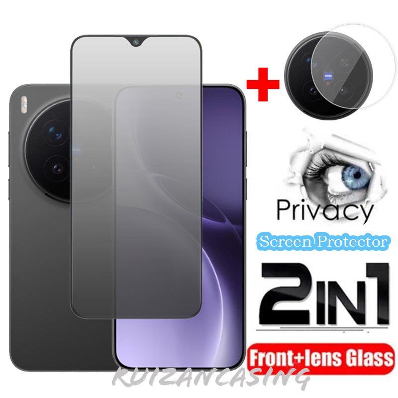 For Vivo X300 Pro 4G 5G X300Pro 2025 Private Tempered Glass Anti-Spy Full Screen Protector Anti ...