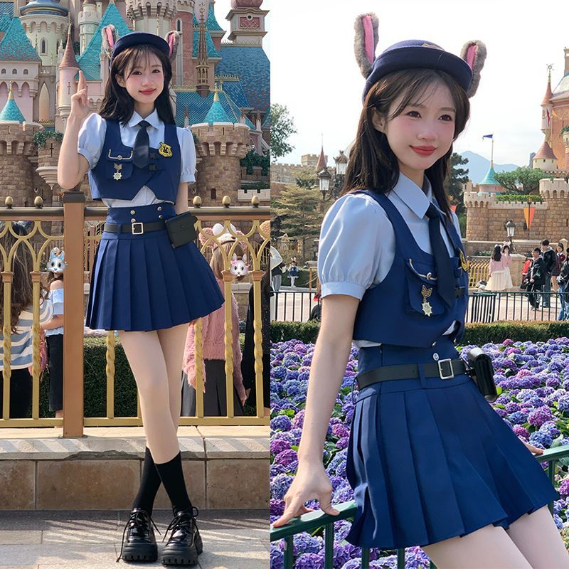 Disney-Inspired Adult Police Officer Costume - Summer Edition | Shopee ...