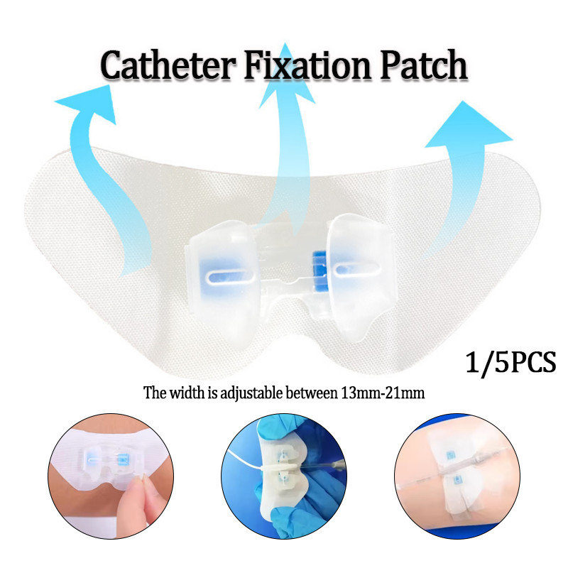 1/5PCS Medical Body Catheter Fixation Patch Disposable PICC CVC Biliary ...