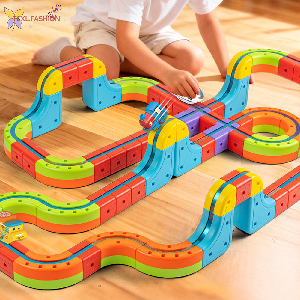 Electric Magnetic Trains Track Sets Fun Educational STEAMs Toy ...