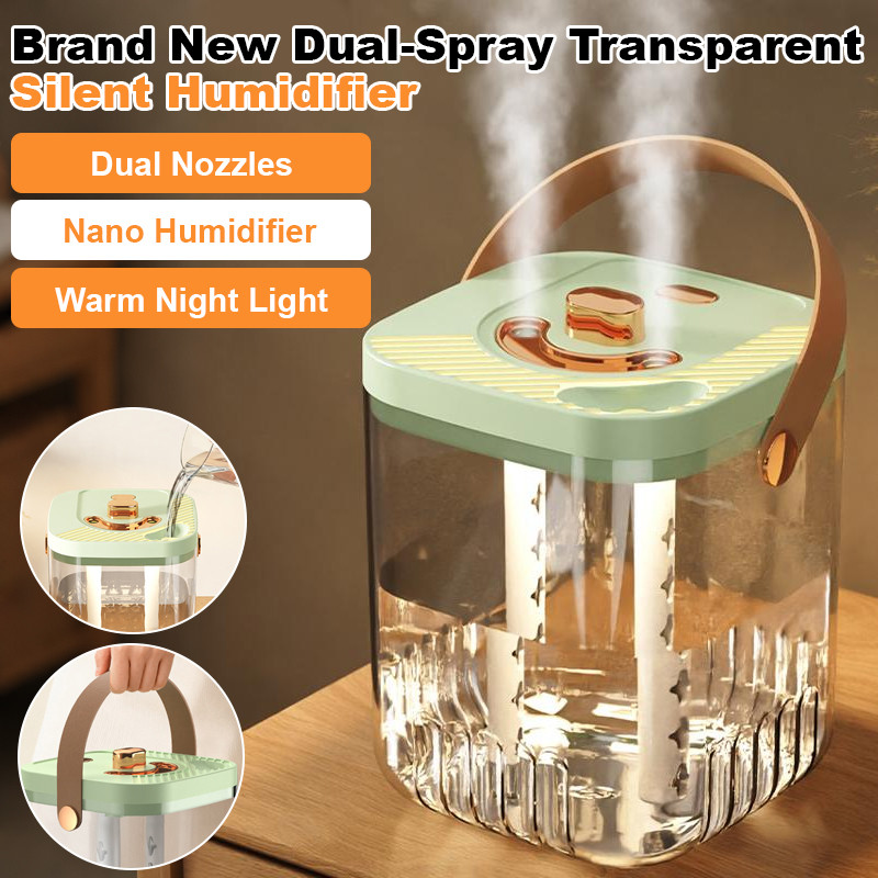 Best Price [Large Capacity Low Noise] New Dual- Transparent Silent ...