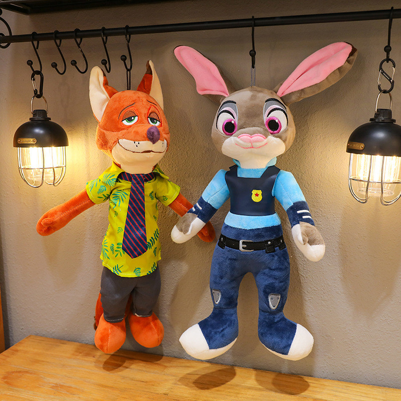 Zootopia Stuffed Animal Plush Toy Judy Hopps Fox Nick Wilde Doll ...