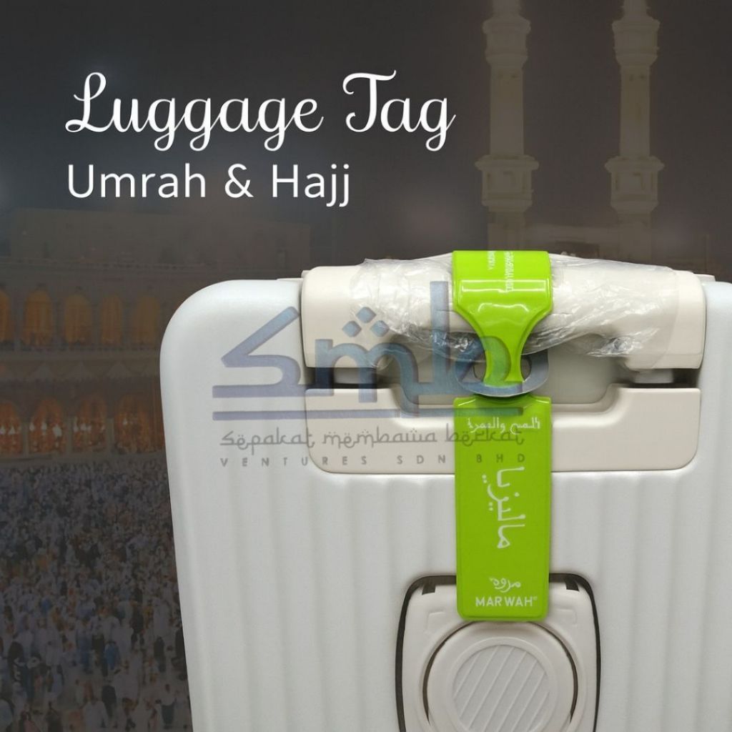 (PNA) Luggage Tag Umrah Haji Malaysia 🇲🇾 | Tag Beg Nama Alamat No ...